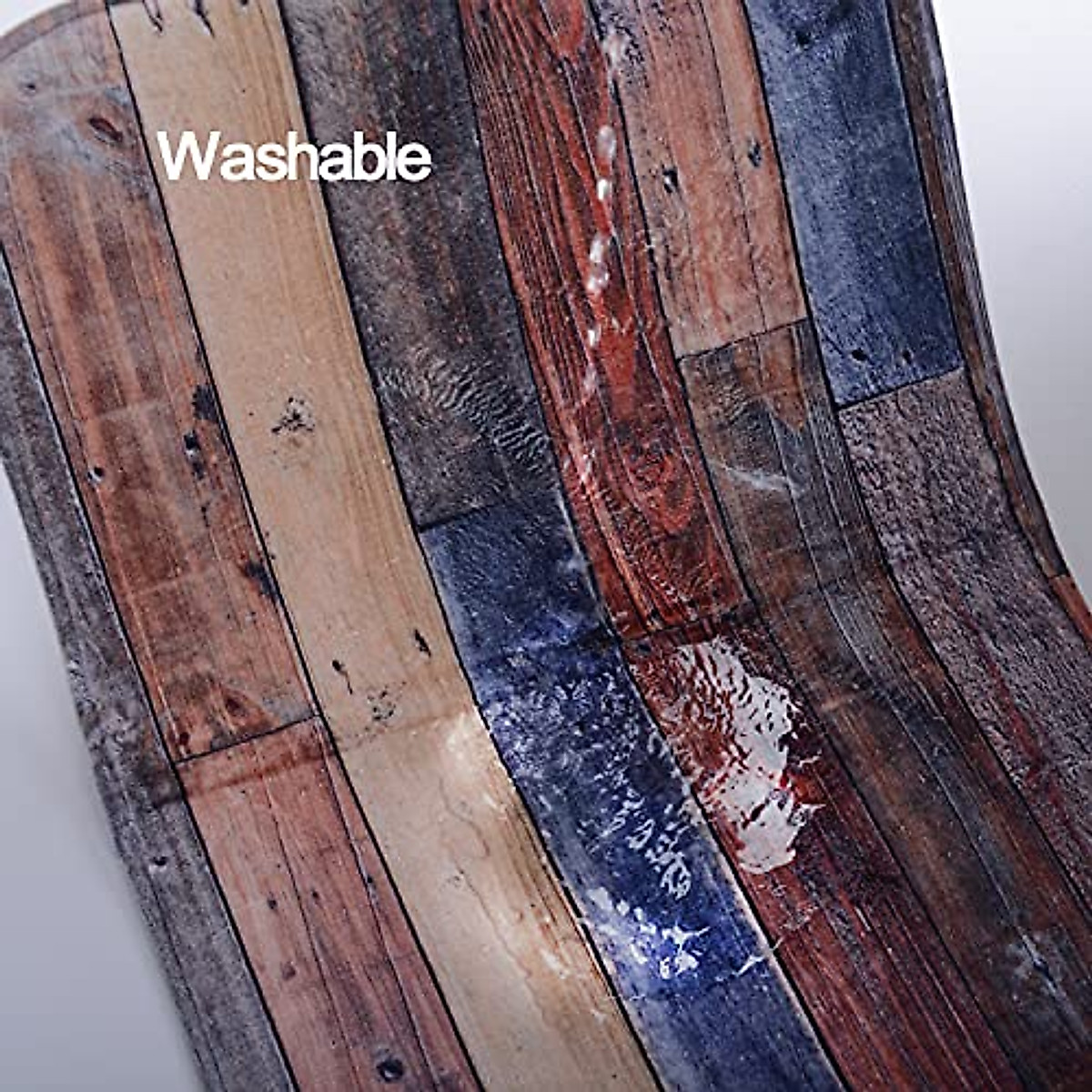 Flannel Mat Non Slip Bright 3D Print for Bedside and Living Room,Clearance MatS Absorbent Moisture Dust Forlaundry Room,Bath Rugs Sponge Foam Soft for Bathroom and KitchenRustic Old Wooden Board