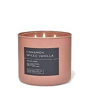 Works Cinnamon Spiced Vanilla 3 Wick Candle 14.5 oz / 411 g