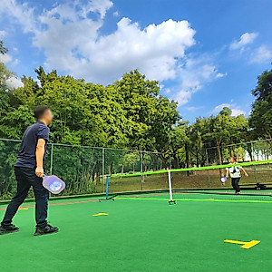 Zdgao Pickle Ball Court Marking Kit - Official Size Court Lines Floor Marker for Indoor Outdoor Pickle Ball Tennis Game