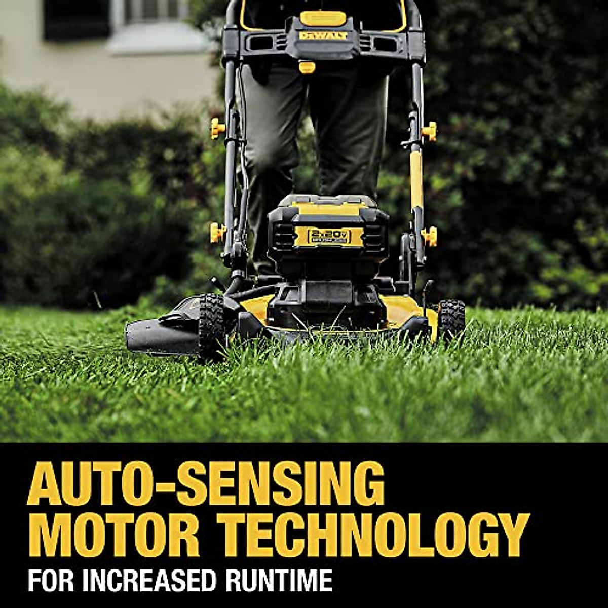 DEWALT 20V MAX* Lawn Mower, Cordless, 21.5in. Brushless with Battery & Charger (DCMWP233U2)