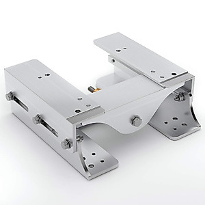 Fiberfly Jack Plate JPL4500 Manual Jack Plate Adjustable 6" Outboard Motor Jack Plate for Boat Steering System