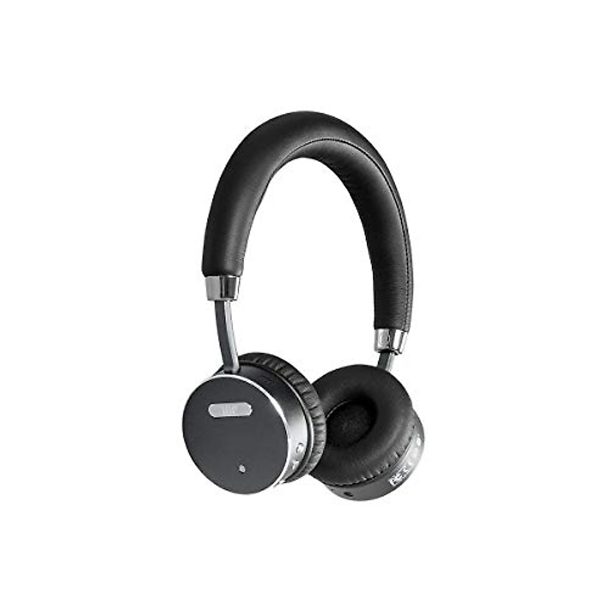 Monoprice BT-510ANC Wireless On Ear Headphone - Black/Silver with (ANC) Active Noise Cancelling, Bluetooth, Extended Playtime