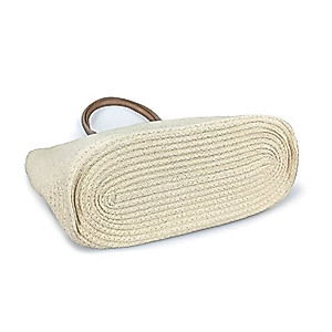 Straw Rattan Women Tote Summer Beach Shoulder Handbag Medium Size 17.8''x12.6"x5.1"