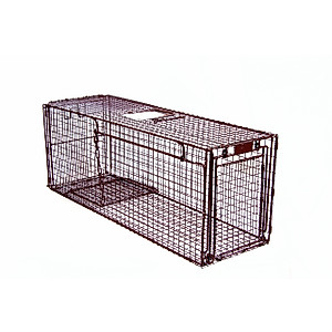 Tru Catch 36D Humane Live Animal Trap - Easy & Safe Catch & Release for Raccons, Possums, & Other Small Wild Animals - Durable Heavy Duty - (36" L x 14" H x 12" W)...(Qty 1)…
