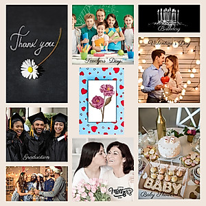 PYRAWS 40 Note Cards with Envelopes Blank Inside & Stickers | Single-Sided Design | Experience the Beauty of Watercolor Florals Inside Every 4x6 Greeting Card and Envelope Set | All Occasion