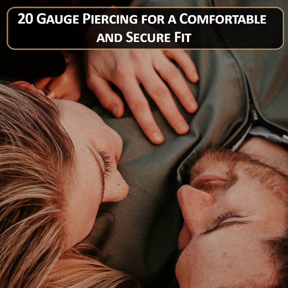 Jewelryweb Solid 14k Gold Small 1.5-mm 20-gauge Ball Nose Stud Bone Ring for women (yellow-gold or white-gold) (yellow-gold)