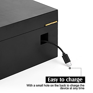 Mifoci 2 Pieces Wooden Adult Man Woman Toy Box Storage with Lock and Key Wooden Storage Box Lockable Keepsake Box Toy Box Organizer Locking for Personal Items, Jewelry, Keepsake