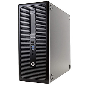 HP EliteDesk 800 G1 Tower Premium Business Computer PC (Intel Core i5-4570 upto 3.6GHz, 8GB Ram, 1TB HDD, 3.0 USB, Wireless WIFI, Display Port) Windows 10 Professional (Renewed)