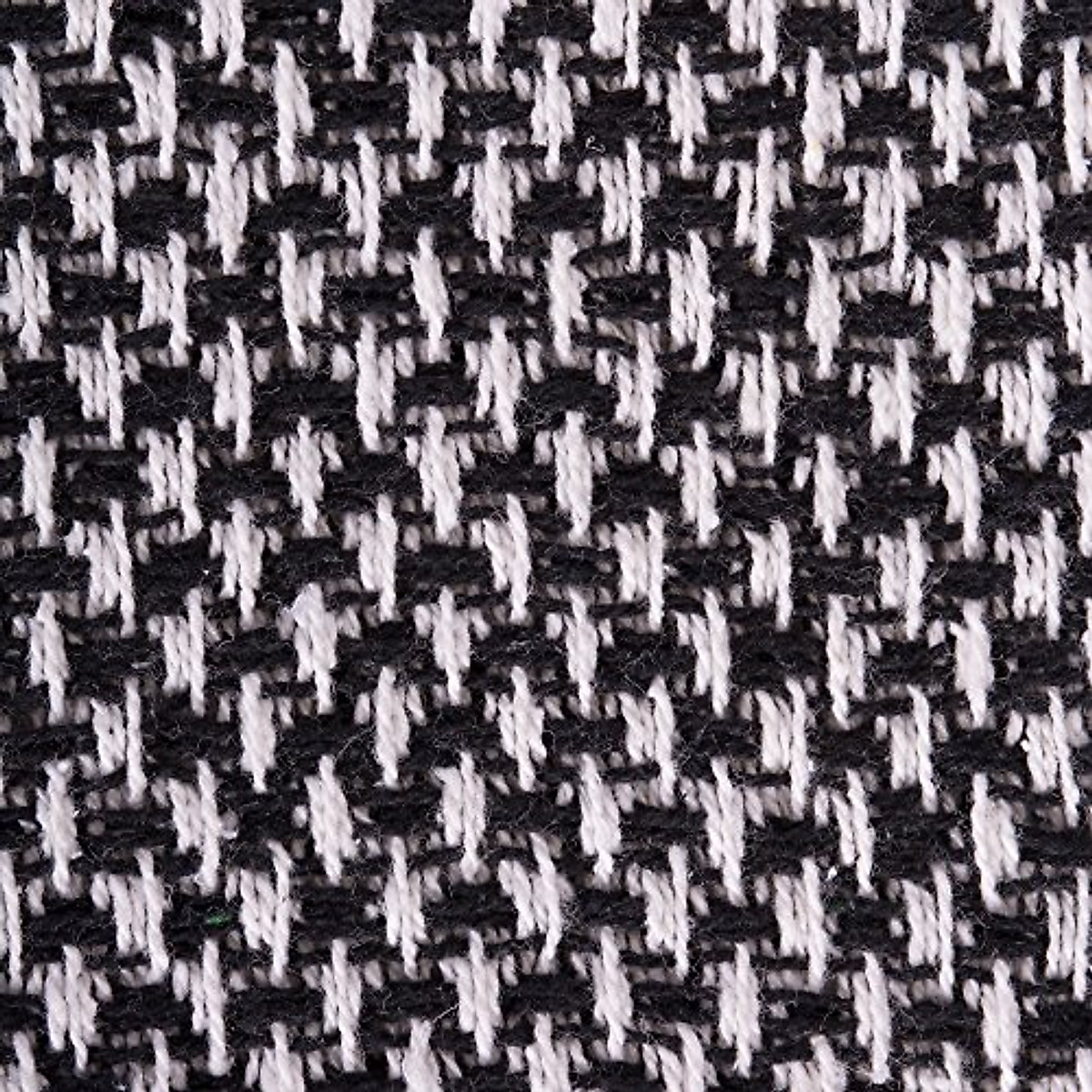 DII 100% Cotton Basket Weave Throw for Indoor/Outdoor Use Camping Bbq's Beaches Everyday Blanket, 50 x 60, Black