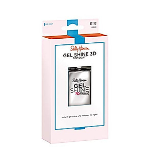 Sally Hansen Treatment Gel Shine 3D Top Coat Nail Polish, 0.45 Fluid Ounce