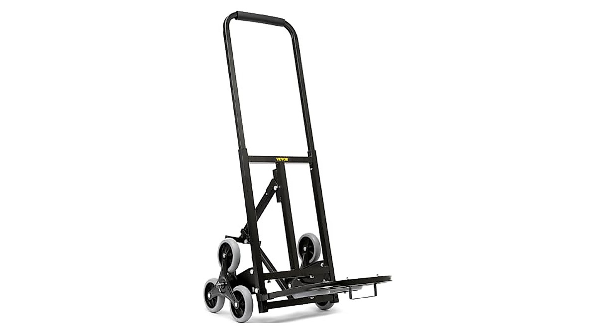 VEVOR Heavy-Duty Stair Climbing Hand Truck - 375 lbs Capacity