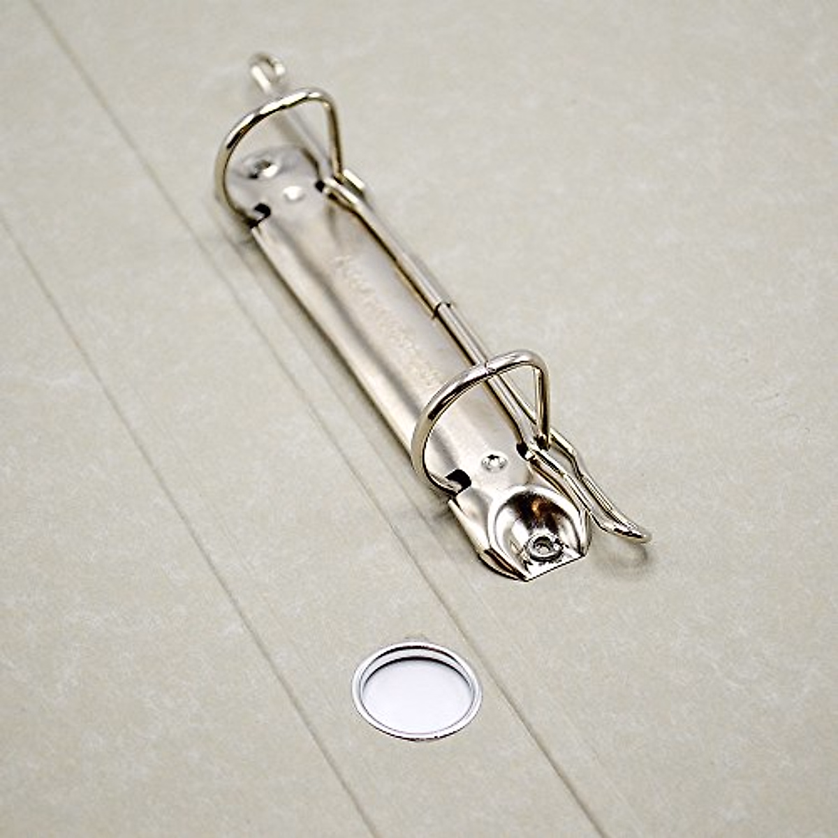 Leitz 2-Ring 1-Inch Premium A4 Sized European Black Marbled Binder, Black (R25)