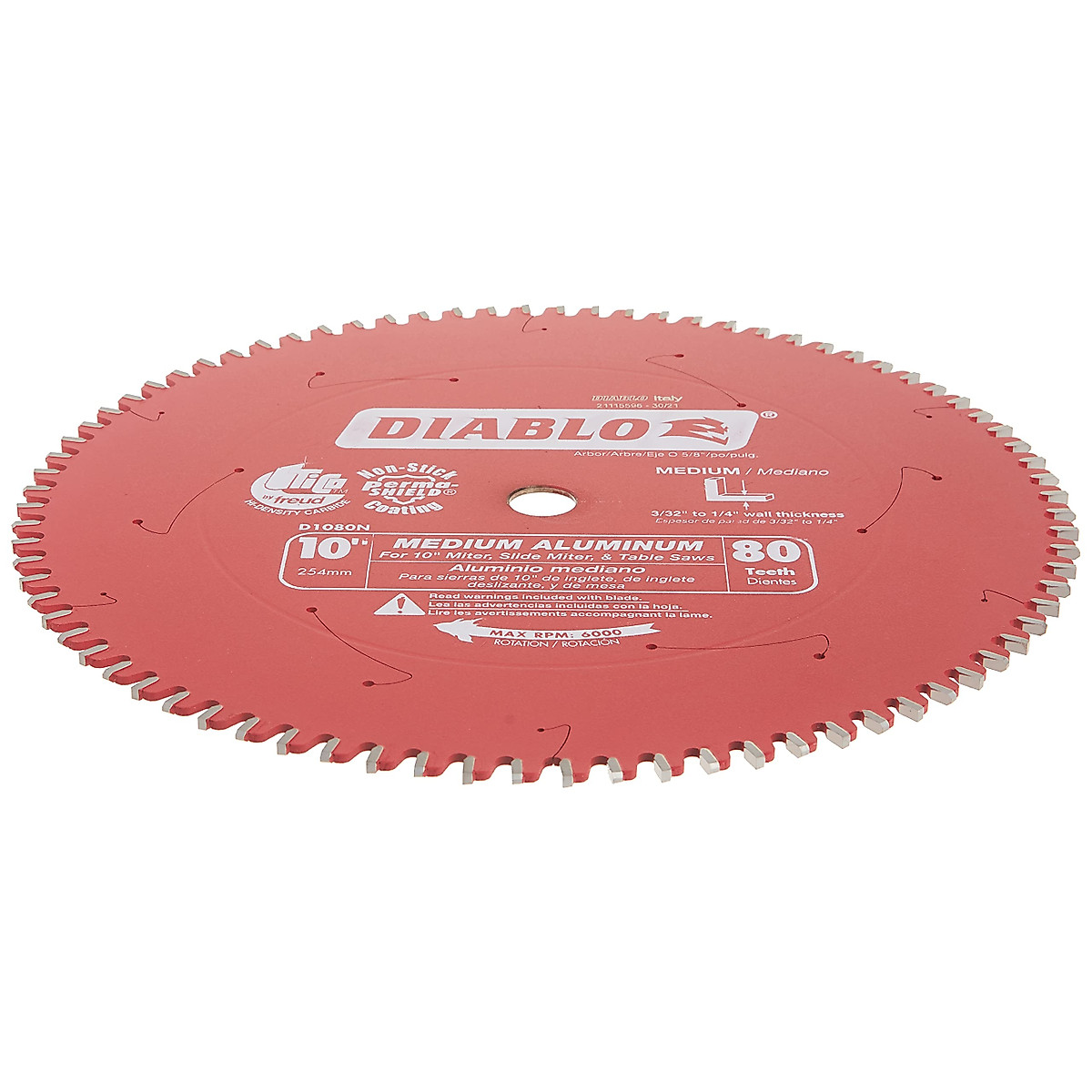 Diablo D1080N Non-Ferrous Metal & Plastic Cutting Saw Blade