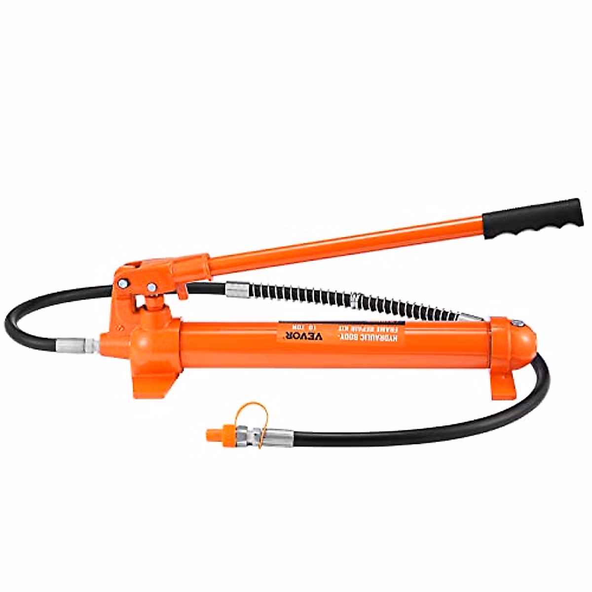 VEVOR 10 Ton Porta Power Kit, Hydraulic Ram with Pump, 4.6 ft/1.4 m Oil Hose Car Jack Ram, Auto Body Frame Repair Tool with Storage Case for Automotive, Garage, Heavy Equipment, Mechanic (22046 LBS)