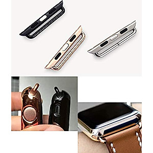 OMECKY Connectors Compatible with Apple Watch Band Adapter, Three Colors (3 Pack)