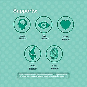 Nature's Way NutraVege Omega-3 Plant Based Liquid Supplement, Strawberry + Orange Flavored, 6.8 oz