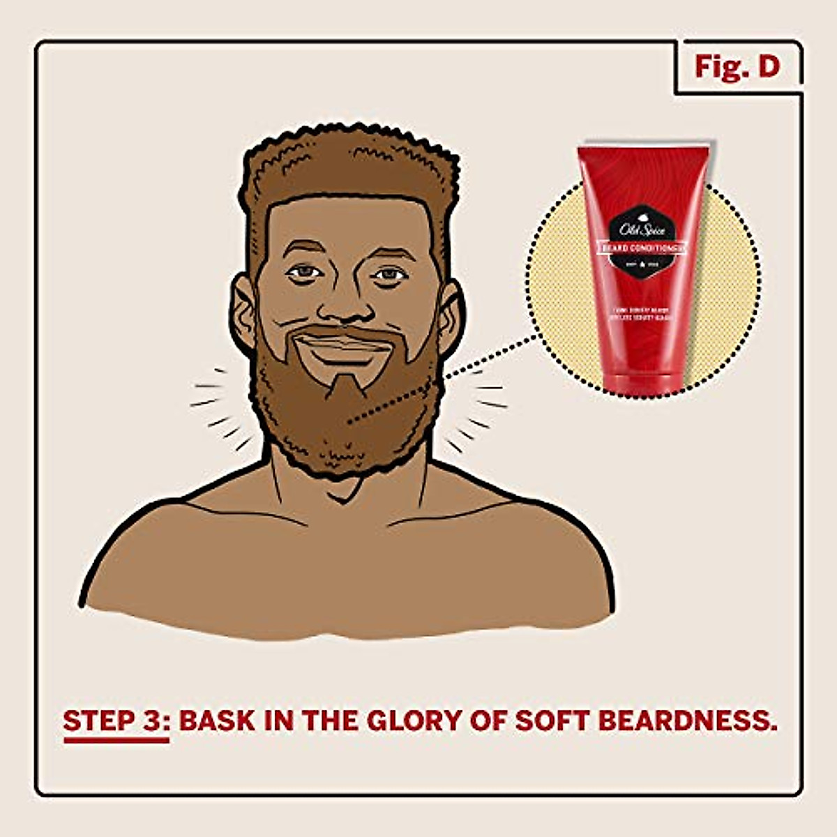 Old Spice, Beard Leave In Conditioner for Men, 5 Fl Oz