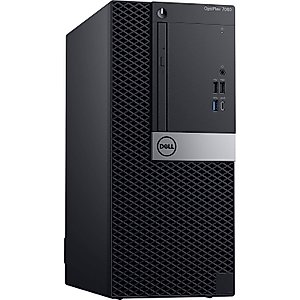 Dell Optiplex 7060 Mini Tower | Intel Quad Core i3-8300 3.7GHz | 4GB DDR4 16GB Optane Memory | 500GB HDD | DVD | Windows 10 Pro (Renewed)