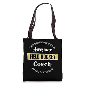Field Hockey Coach Shirt Thank You Tote Bag