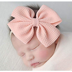 Toptim Baby Girl's Headbands and Bows for Newborn Infant Toddler Photographic Accessories (18 Pack)