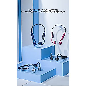 GULSARAYI Bone Conduction Headphones,Open Ear Bluetooth Headphones with Built-in Mic,IP68 Waterproof Wireless Sport Headset for Running Workout Gym Swimming