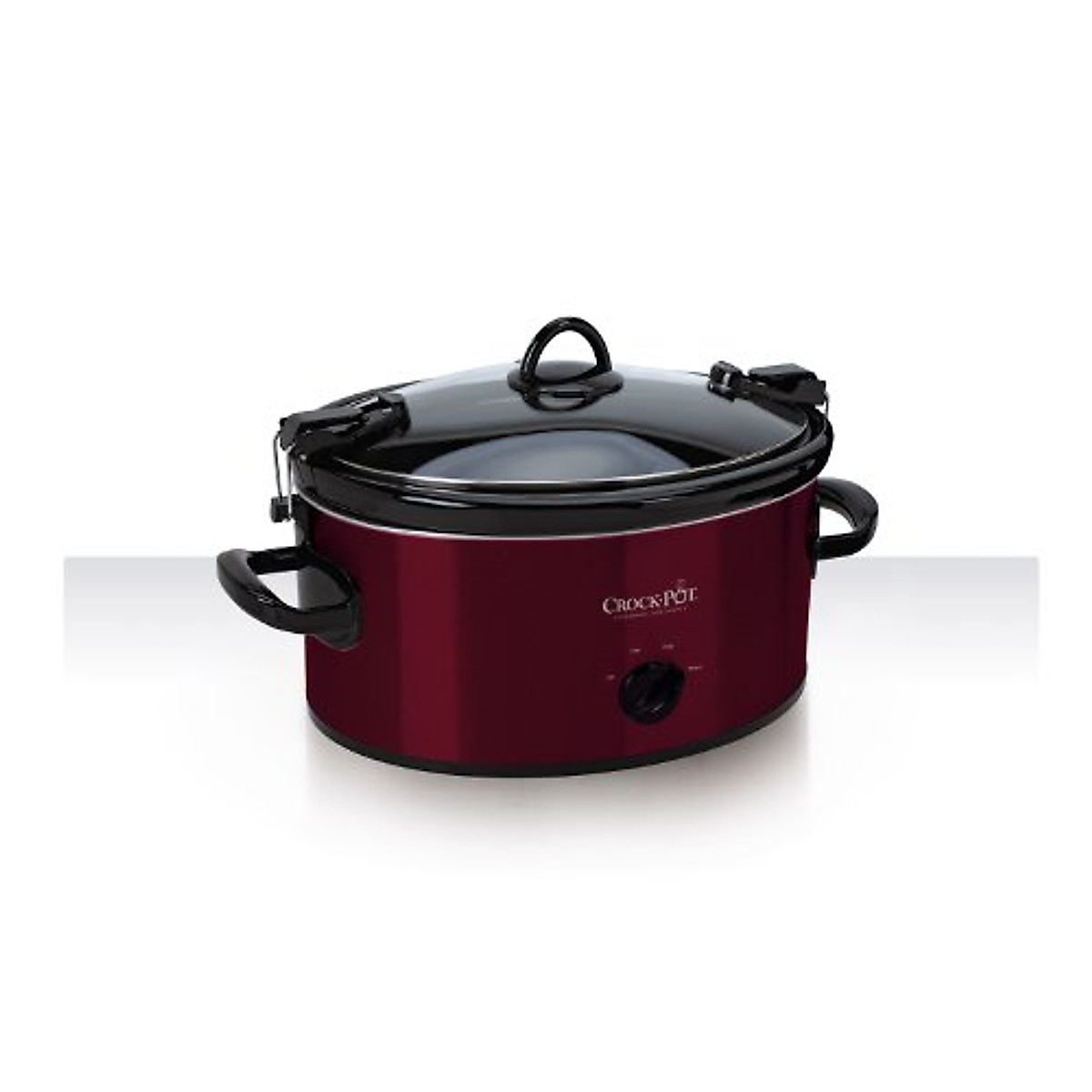 Crock-Pot 6-Quart Cook & Carry Oval Manual Portable Slow Cooker, Red - SCCPVL600-R