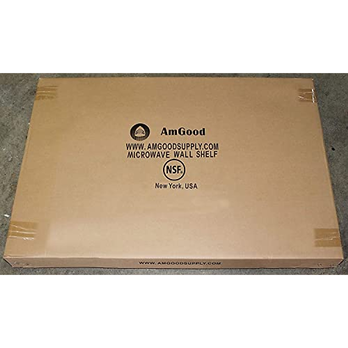 Stainless Steel Microwave & Appliance Wall Shelf | Custom Sizes | Metal Utility Shelving | Heavy Duty | Commercial Grade | Wall Mount | NSF |