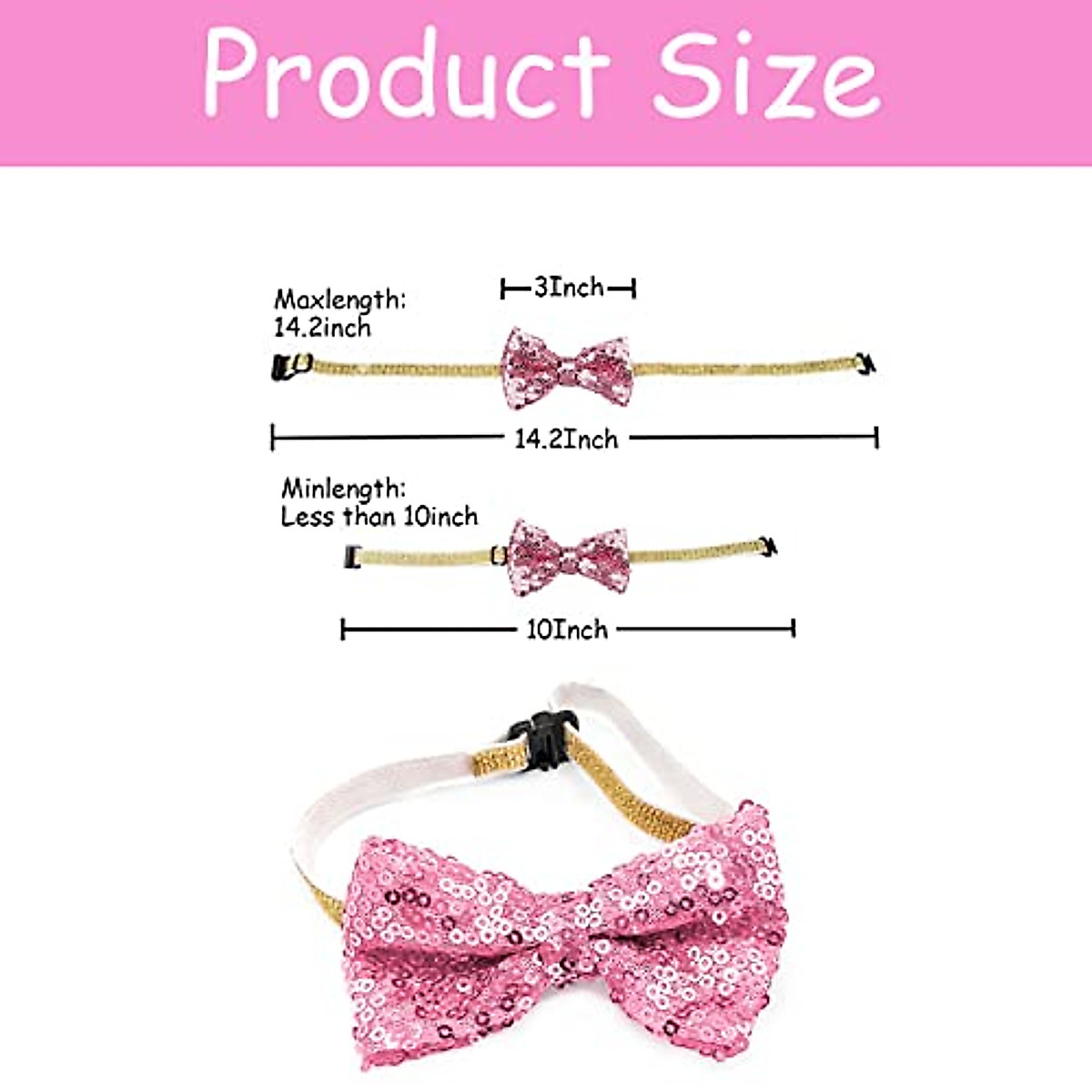 Dog Birthday Party Supplies-Dog Birthday Set with Dog Bandanas,Dog Hat，Dog Collar and Birthday Banner,Dog Party Decorations for Small Medium Large Dog Pet. (Pink)