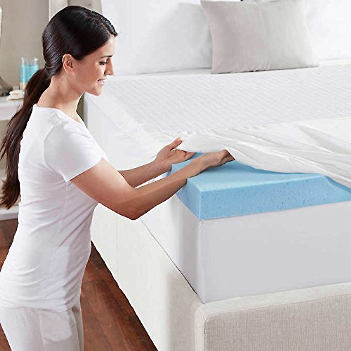 Novaform 3” EVENcor GelPlus Gel Memory Foam Mattress Topper with Cooling Cover - Full Size