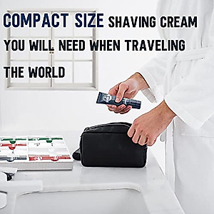 4 Packs Shaving Soap w/Shaving Bowl,Shaving Brush,Shaving Cream,Unqiue Men's Gift Set Mens Shaving Kit for Christmas Stocking Stuffers for Him Boyfriend Dad Adult Husband Birthday Valentines Day Gifts