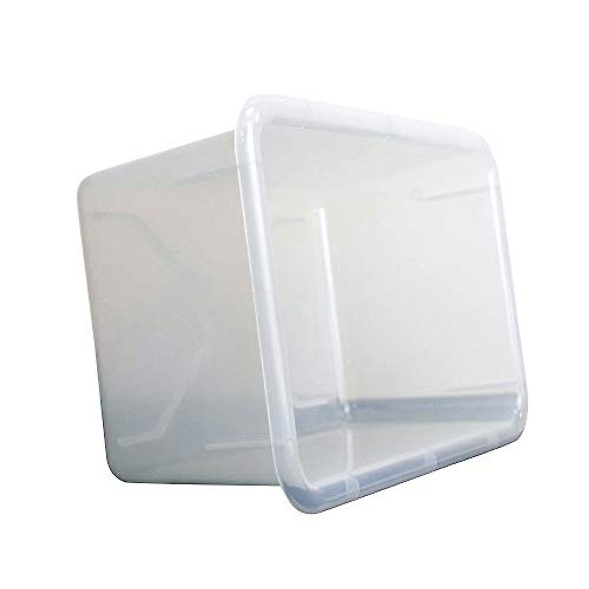 Angeles Clear Bin Storage, Small Plastic Bins, Cubby Trays, Classroom Organization for Daycare/Preschool, Toddler Book Shelf Organizer for Kids Toys - ANG7052O