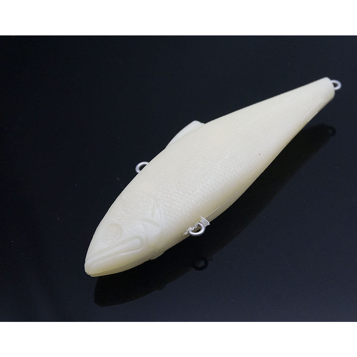 10pcs Unpainted VIB Bait lipless Blanks Fishing 85mm 12.37g Crankbait Simulation Blank Body Clear Hard Plastic Trout Salmon Swimming Sea Bait Topwater Freshwater Plastic Minnow Lure 142 Free Eye