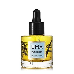 UMA Pure Rest Wellness Oil for Fatigue & Restlessness, Promotes Deep Rest Naturally | 100% Organic Ayurvedic Soothing Essential Oils (1 fl oz | 30 ml)