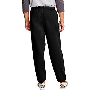 Hanes mens Ecosmart Non-pocket (Pack of 2) athletic sweatpants, Black-2 Pack, 3X-Large US
