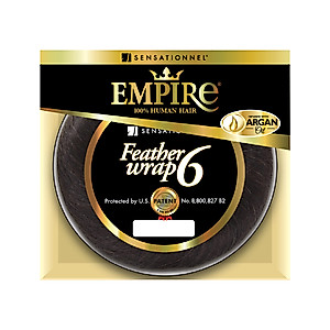 Sensationnel Empire Bump Weaving Hair - Feather Wrap 6 Inch Human Hair Weave (613 BLONDE)