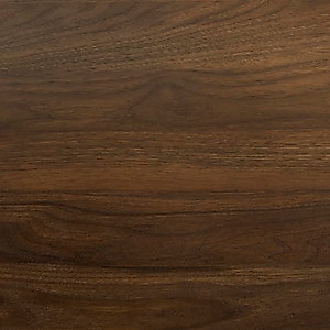 Walker Edison 2 Shelf Industrial Wood Metal Bookcase Tall Bookshelf Storage Home Office, 60 Inch, Dark Walnut