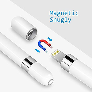 MJKOR Magnetic Replacement Cap and Tips Replacement for Apple Pencil 1st