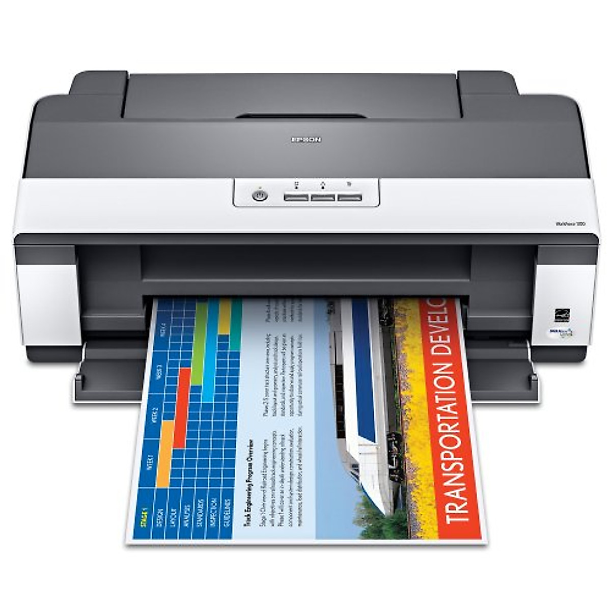 Epson WorkForce 1100 Wide-Format Color Inkjet Printer (C11CA58201)