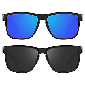 GRFISIA Vintage Polarized Sunglasses for Men and Women Driving Sun glasses 100% UV Protection