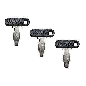 880-013 35111-880-013 lgnition Keys Replacement for Honda GX160 GX200 GX240 GX270 GX340 GX390 Generator and Power Equipment (Pack of 3)