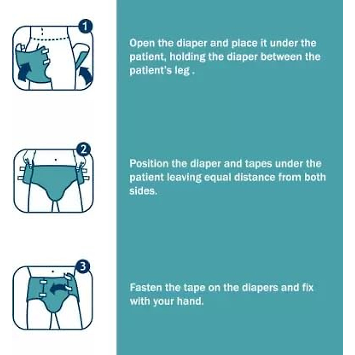 Sleepy Adult Diapers, Unisex for Sensitive Skin, Odour Control, Wetness Indicator, Comfortable &Adjustable, Maximum Absorbency & Leak Protection, Medium- 85-125 cm,Count-16PCs|SOHO