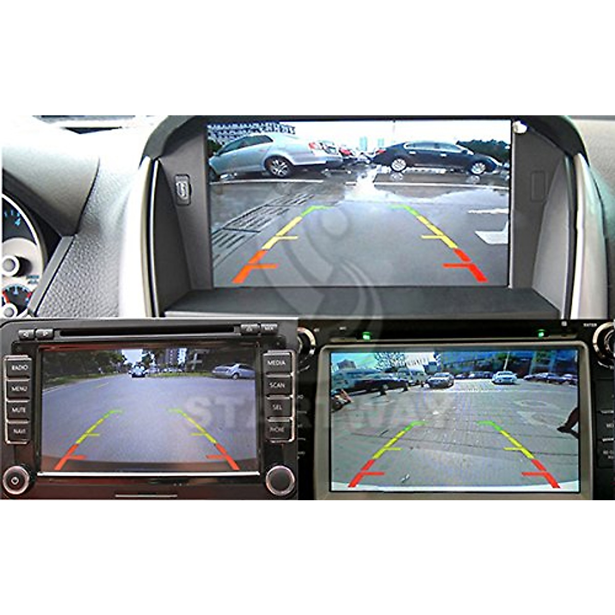for Mitsubishi ASX/RVR/Outlander Sport Car Rear View Camera+8LED Back Up Reverse Parking Camera/Plug Directly