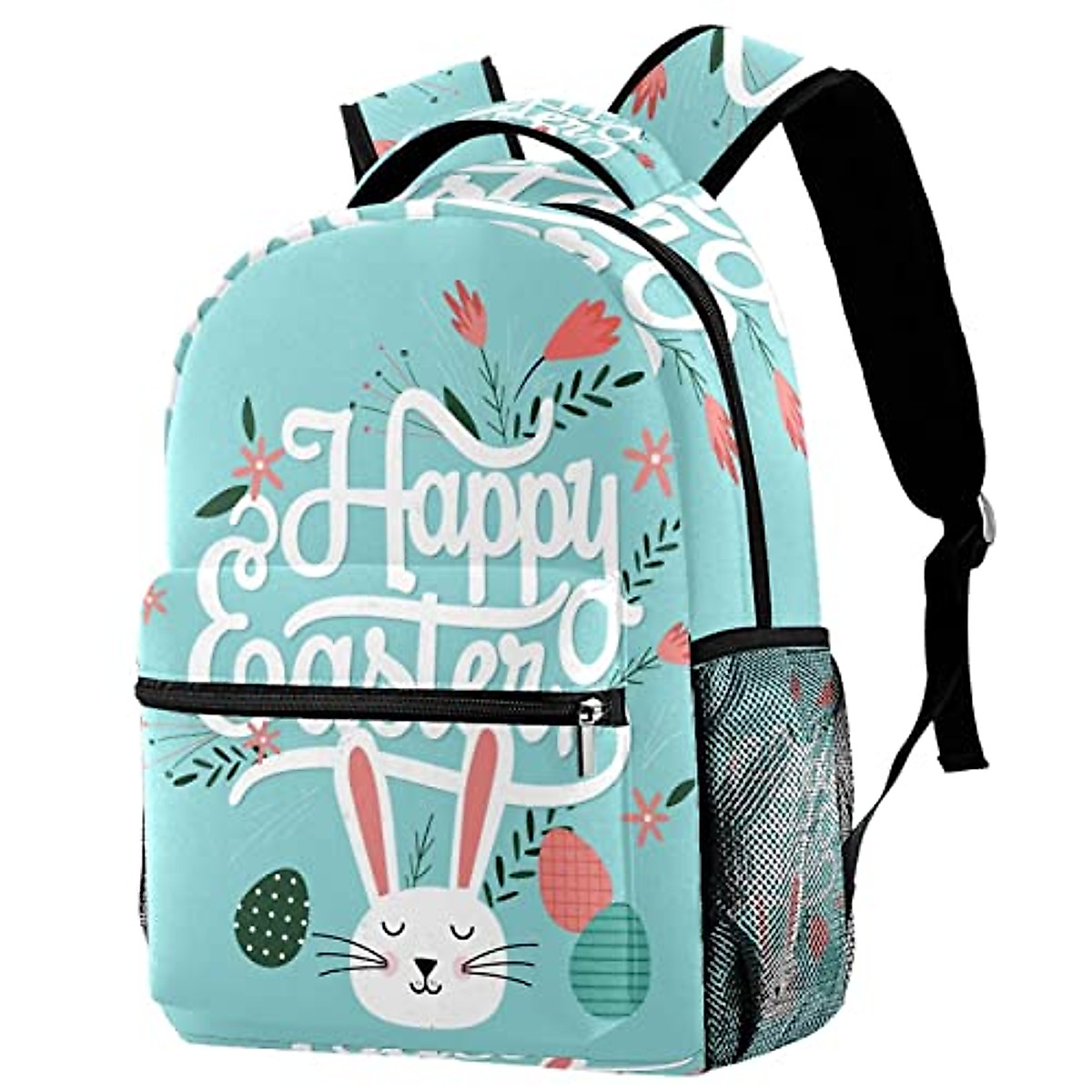 Happy Easter Cute Bunny Backpack for Girls Boys for School Backpacks