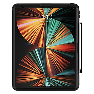 OtterBox Defender Series Case for IPad Pro 12.9-Inch (6th, 5th, 4th & 3rd Gen) - Single Unit Ships in Polybag, Ideal for Business Customers - Black