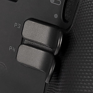 TOMSIN 4 pcs Mini Paddles for Xbox Wireless Elite 2 Controller,Metal Stainless Steel Back Paddles Replacement Parts for Xbox One Elite Controller Series 2 Model 1797 (Black)