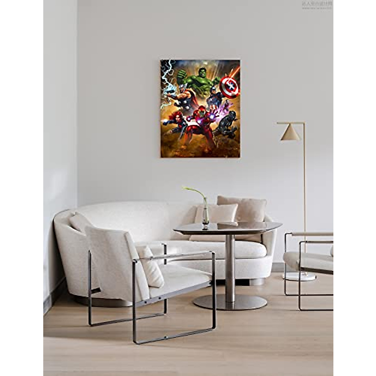 LVIITIS DIY Large Super Hero 5D Diamond Painting Kits for Adults Full Drill,Diamond Arts Craft for Home Wall Decor,Diamond Art Kits Hulk and Captain America and Iron Man 14 x 18 inch(The Avengers)