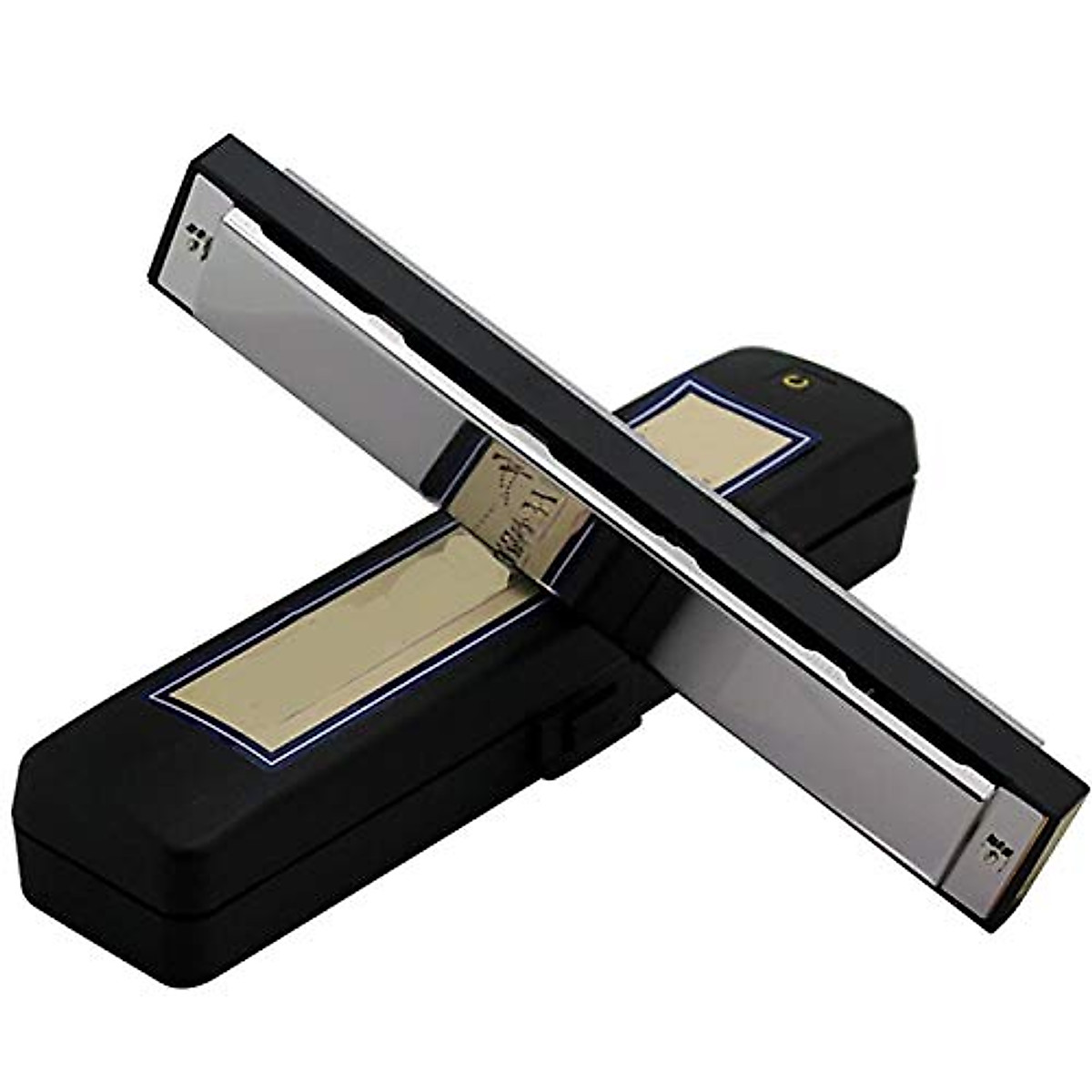 WAAZVXS Harmonica 24 Holes Key C Musical Instruments for Beginner (Color : Key C)