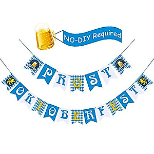 Oktoberfest Banner German Beer Festival Decorations Bavarian Oktoberfest Party Supplies