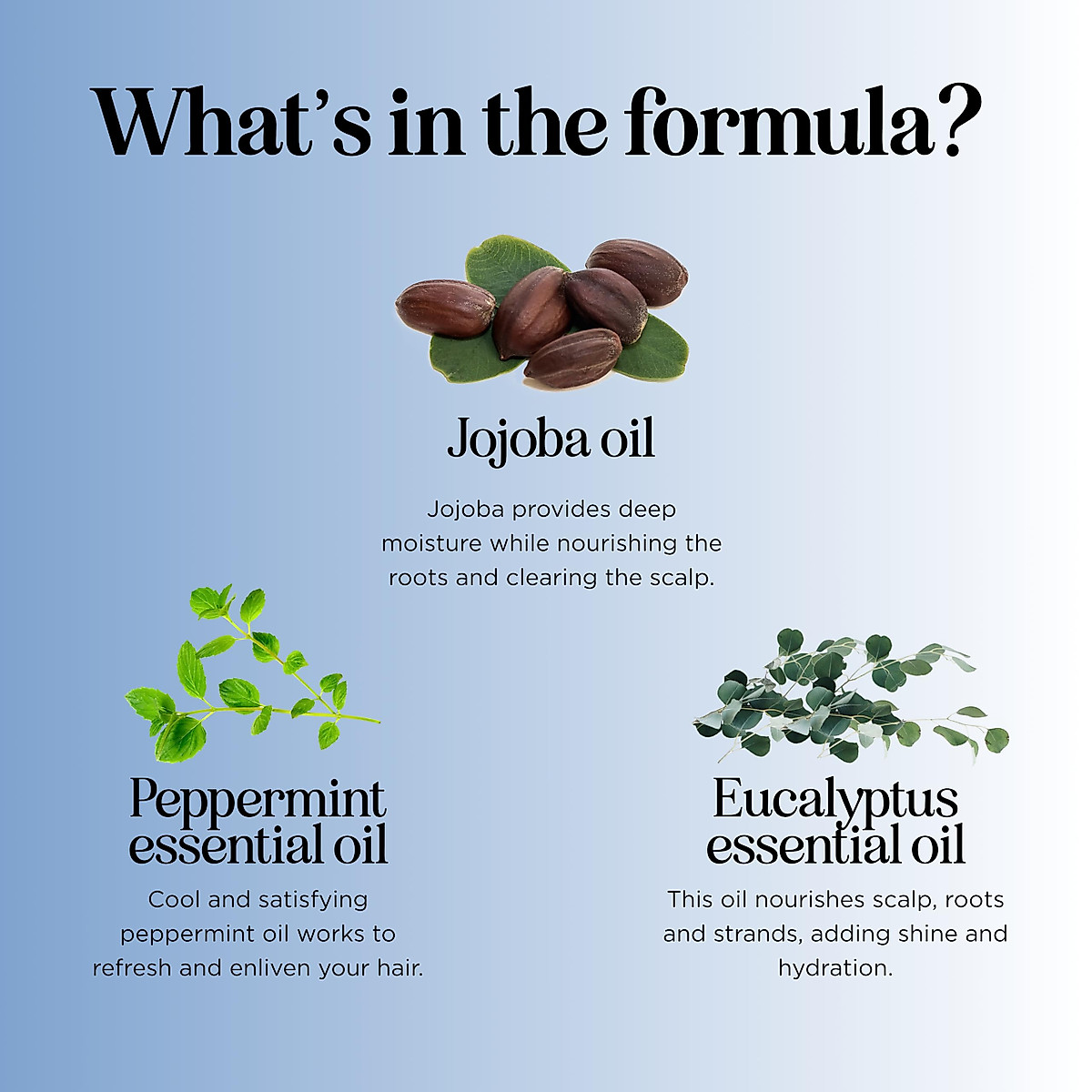 Sulfate Free Hard Water Shampoo - Deep Clarifying Shampoo for Build Up of Product and Minerals with Five Cleansing Mint Essential Oils for Replenishing Hydration and Hair Shine - Vegan & Cruelty Free