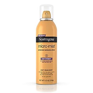 Neutrogena MicroMist Tanning Sunless Spray, Deep, 5.3 Ounce